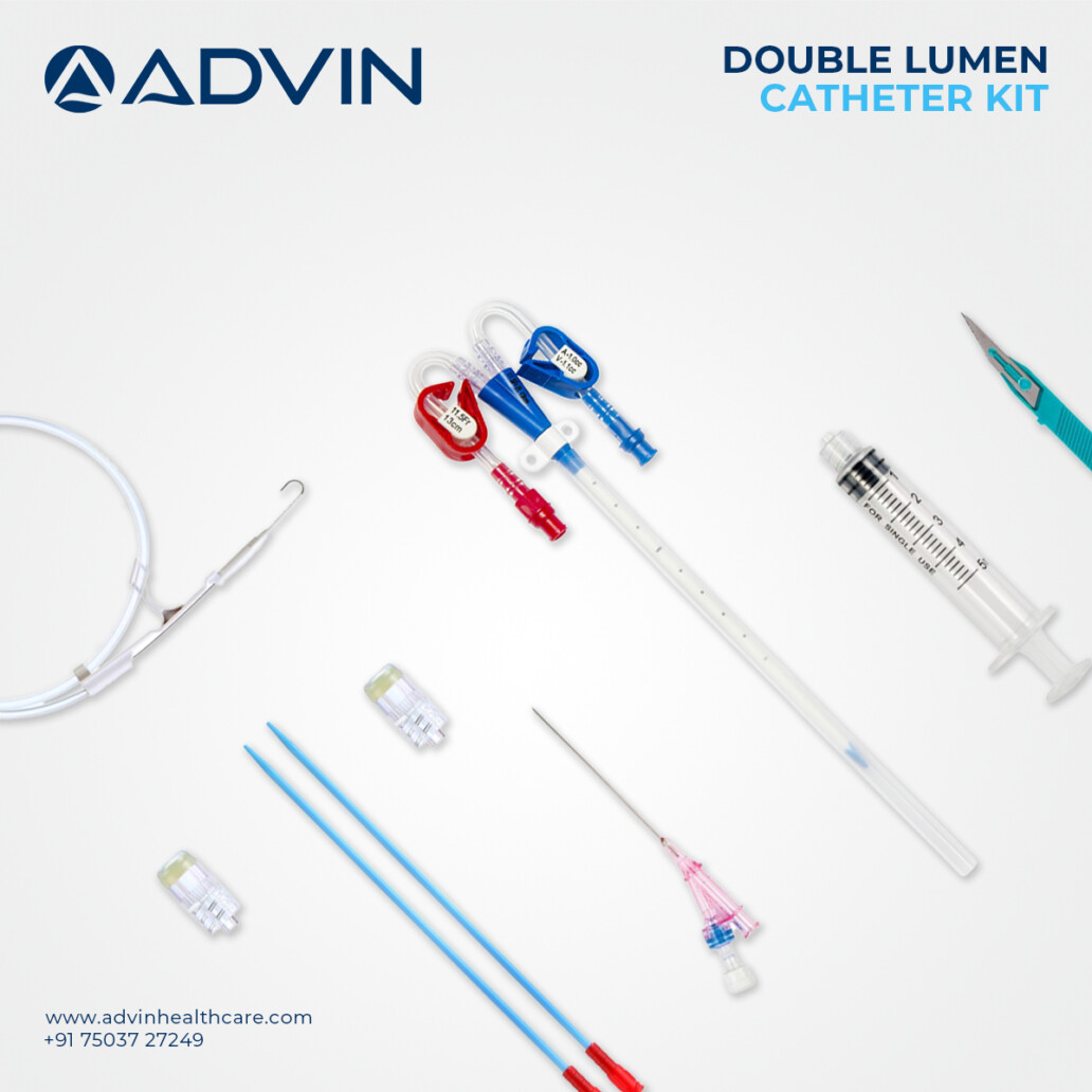 Double Lumen Dialysis Catheter Kit Manufacturer & Exporter | Sterile ...