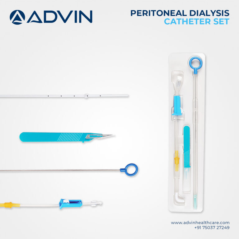 Peritoneal Dialysis Catheter Set Manufacturer & Exporter | Sterile PD Kit
