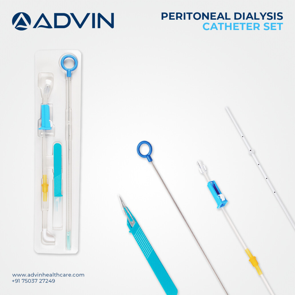 Peritoneal Dialysis Catheter Set Manufacturer & Exporter | Sterile PD Kit