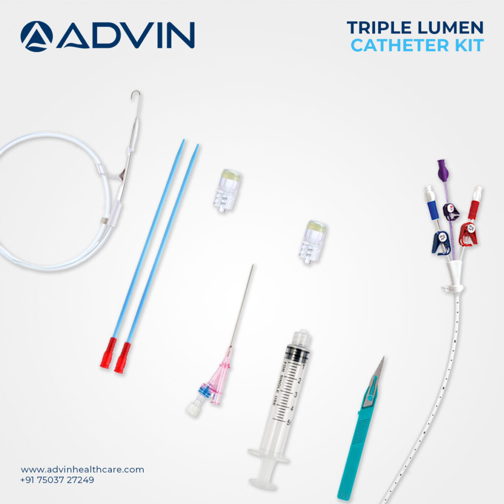 Triple Lumen Dialysis Catheter Kit Manufacturer & Exporter ...